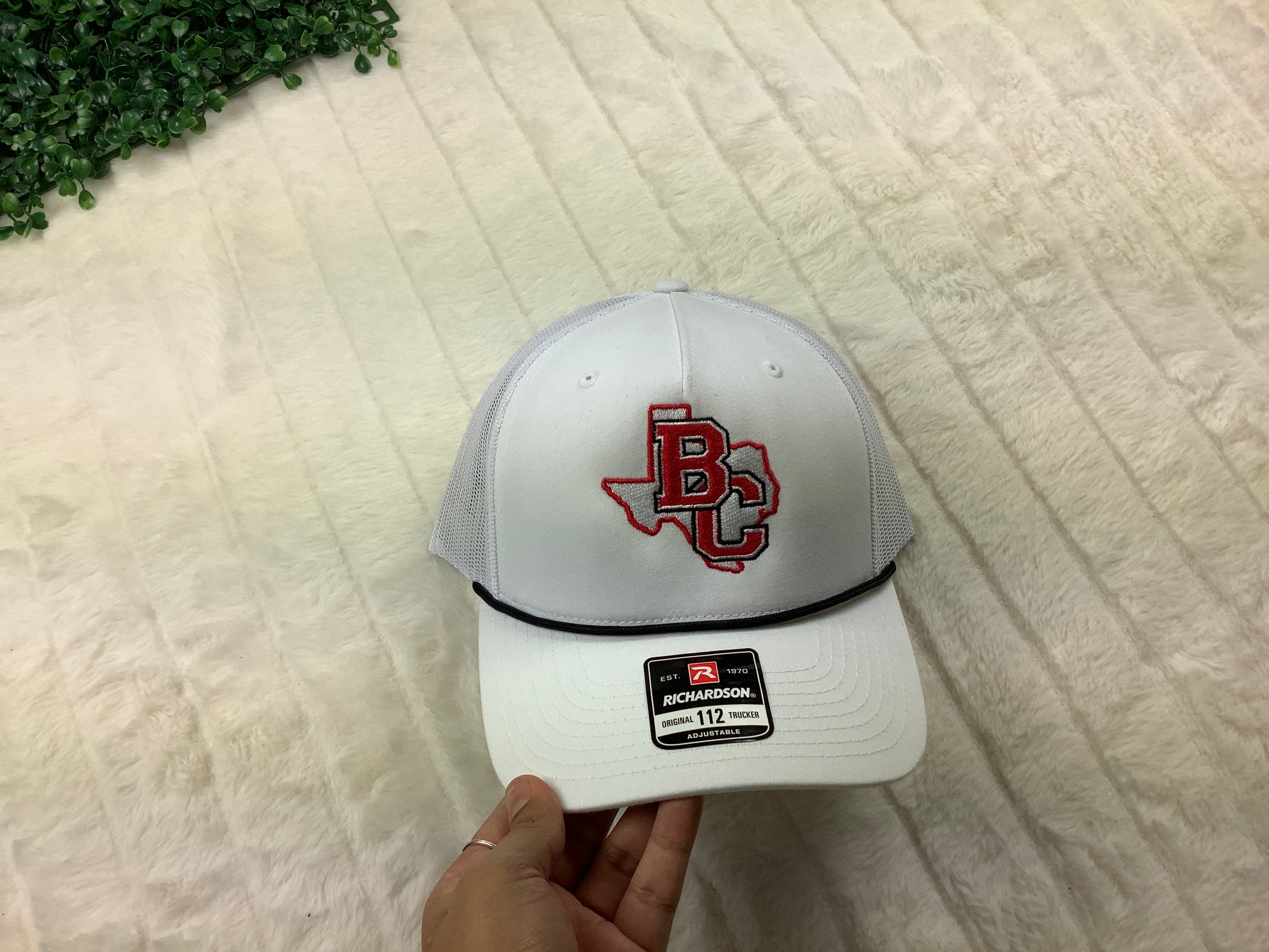 Richardson white BC hats logo – The Pretty Patches.