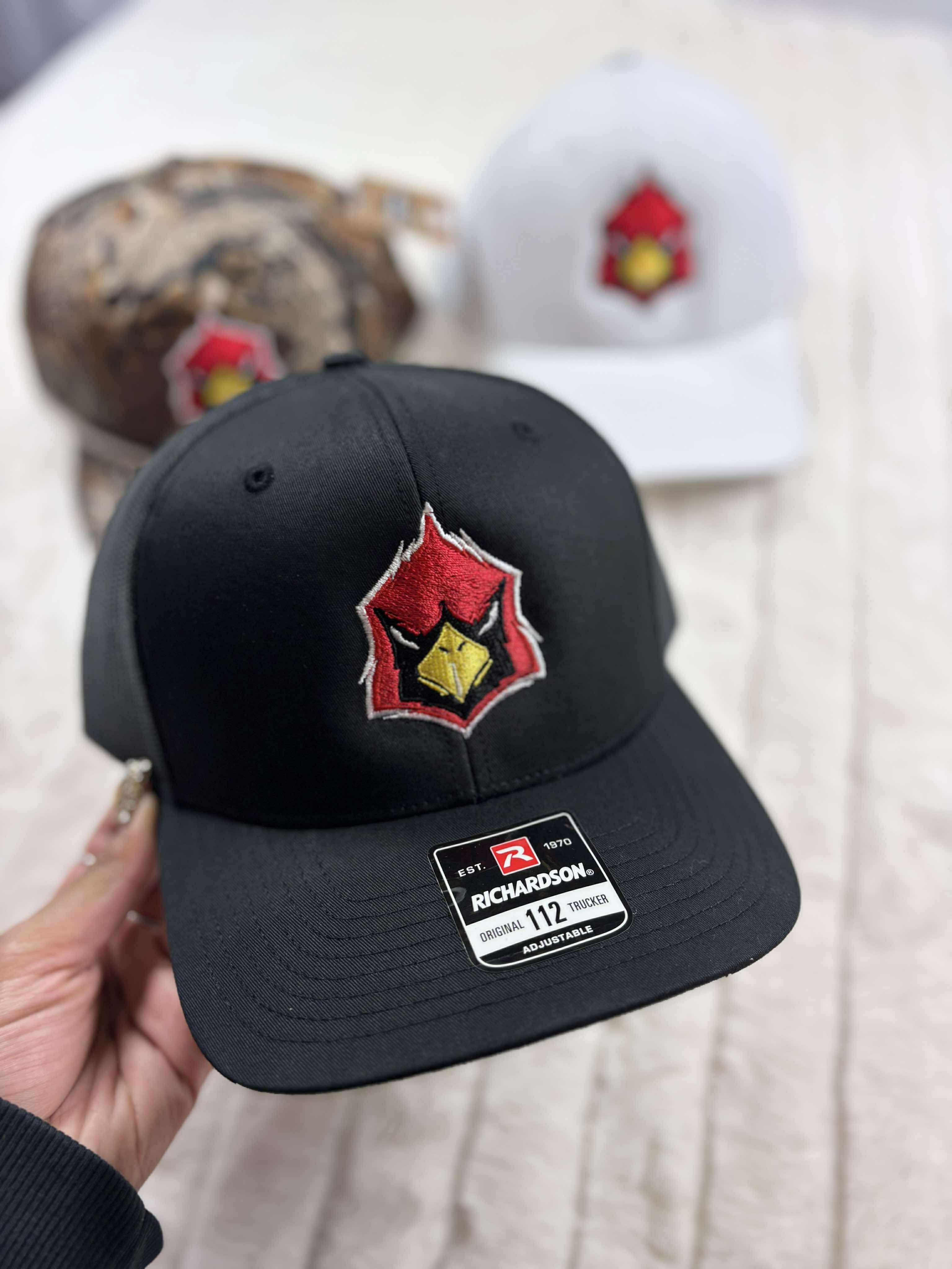 Black Cardinal logo Richardson – The Pretty Patches.